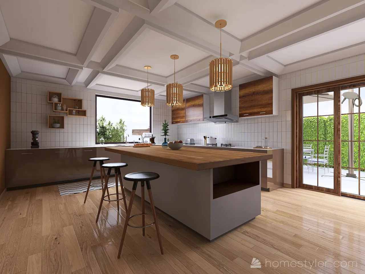 kitchen design created by clarisse figueiredo on Homestyler