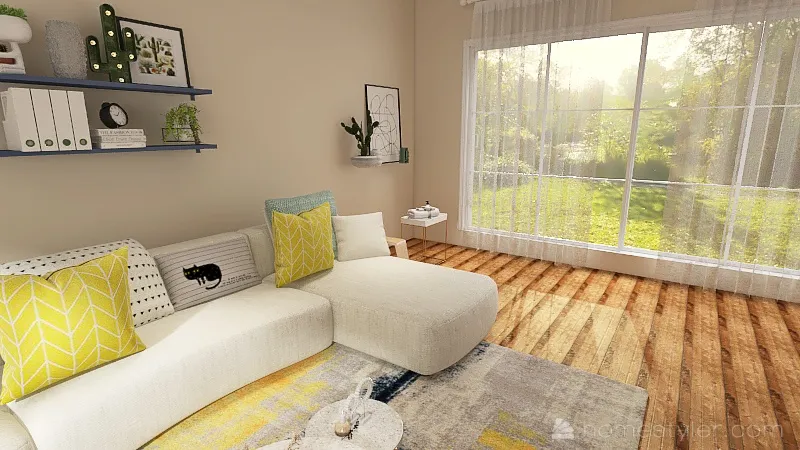 Room 1- Classic Black and White created by Sharon Jansje on Homestyler