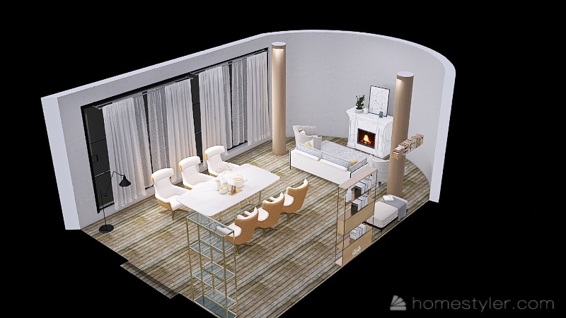 Great Room design ideas & pictures (40 sqm)-Homestyler