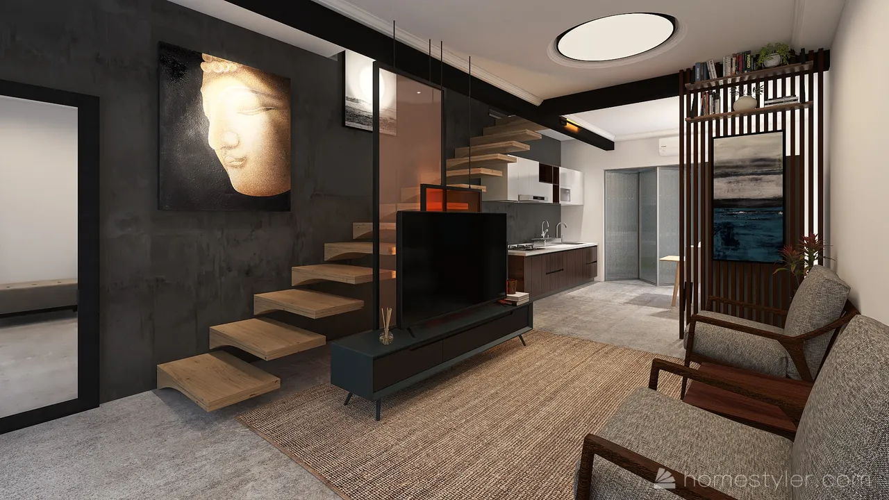 Brazilian Modern Loft created by Bruno Felipe on Homestyler