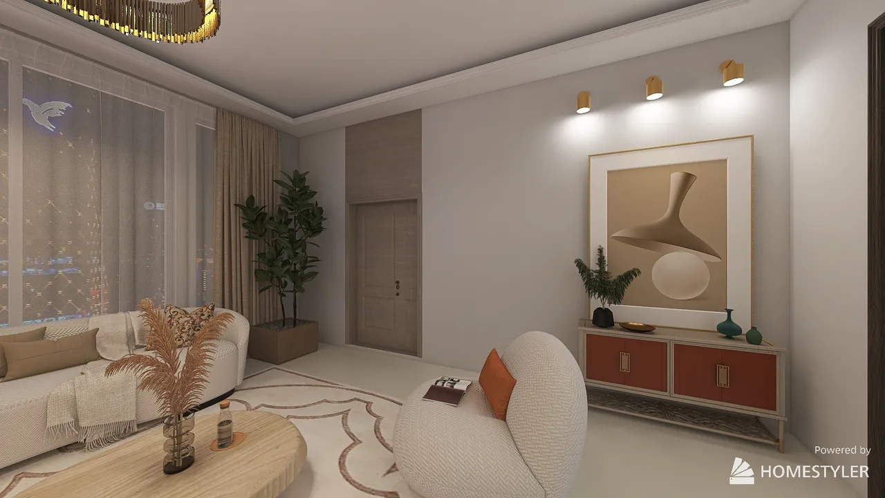 living room created by Asma Saleh on Homestyler