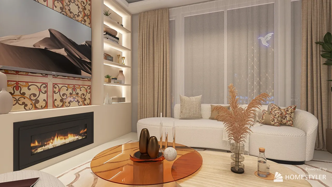 living room created by Asma Saleh on Homestyler