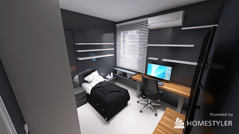 BEDROOM 3X3 M design ideas & pictures (10 sqm)-Homestyler