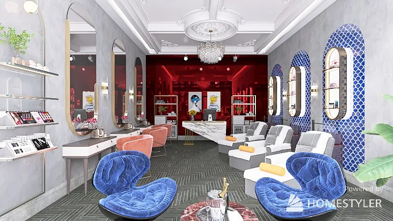 French beauty salon created by sofia abaqmov on Homestyler