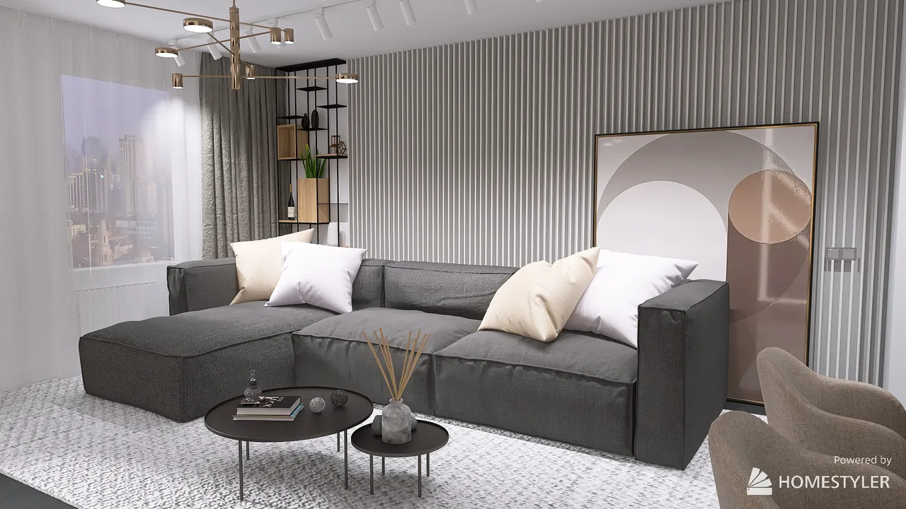 kitchen living room created by Анастасия on Homestyler