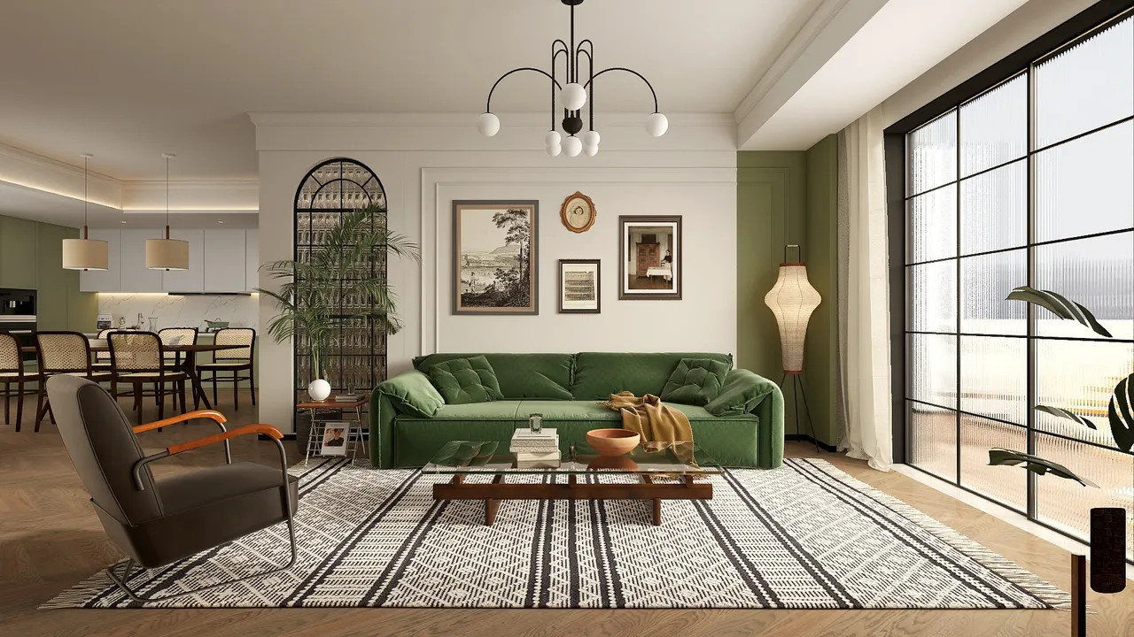 Vintage Style Living Room created by Ava Eva on Homestyler