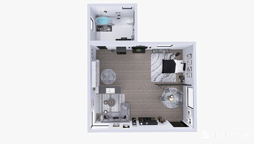 Modern Studio Design Ideas Pictures 77 Sqm Homestyler modern-studio-design-ideas-pictures-77-sqm-homestyler