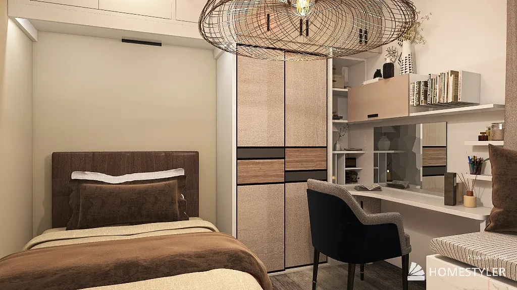 smal bed room 3x3 created by Mariam Rashwan on Homestyler
