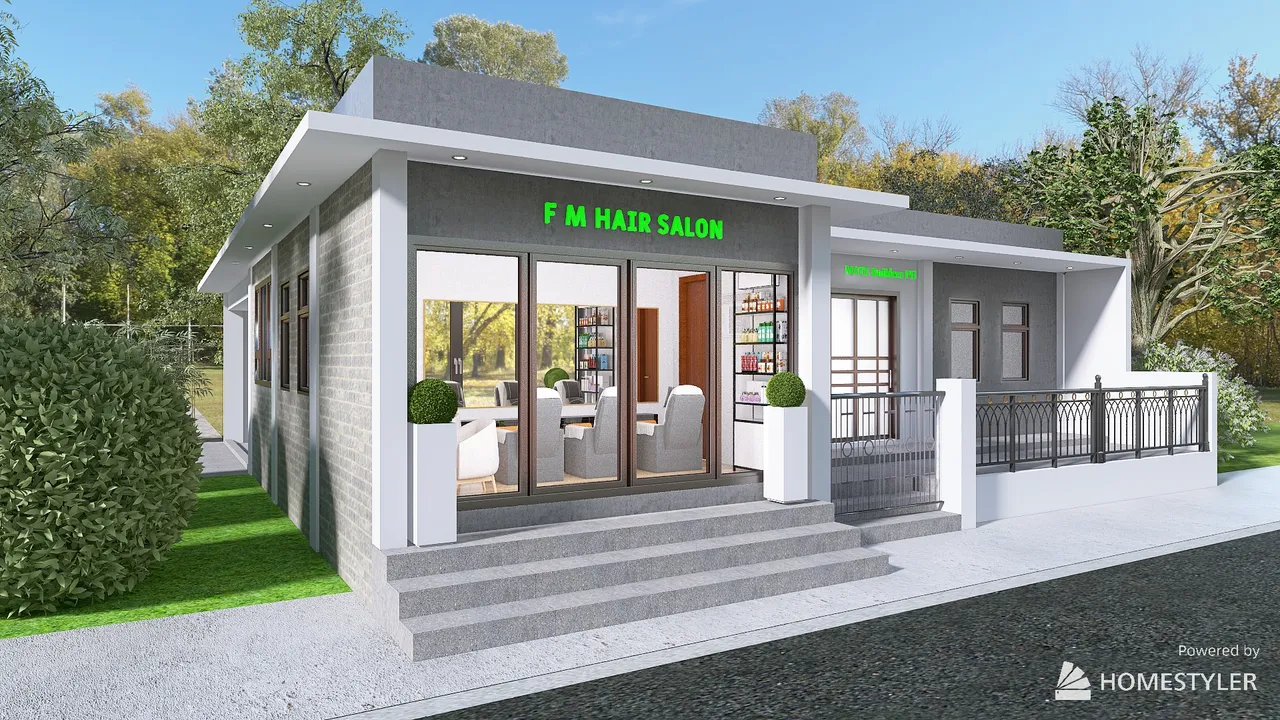 Salon en 2BHK haus created by Louie Asilo on Homestyler