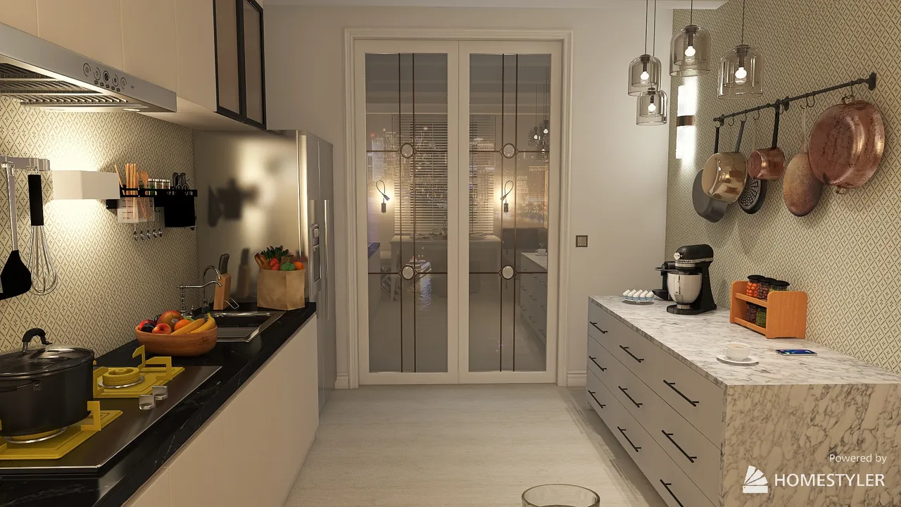 Small Kitchen created by Maria Zamboni on Homestyler