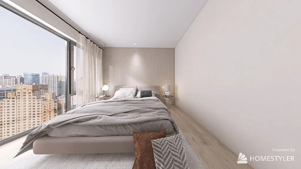 12 Contemporary Two Bedroom Design created by designale_ on Homestyler