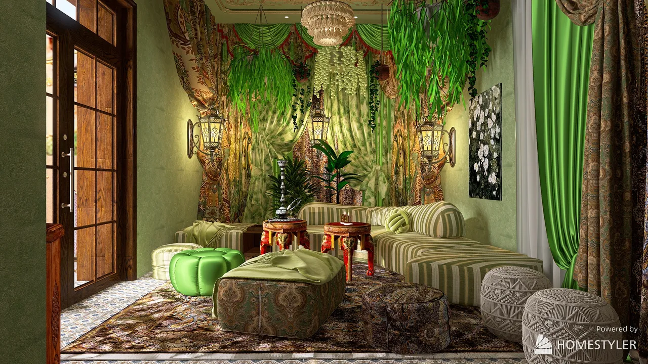 A traditional Moroccan house. design ideas & pictures (563 sqm)-Homestyler