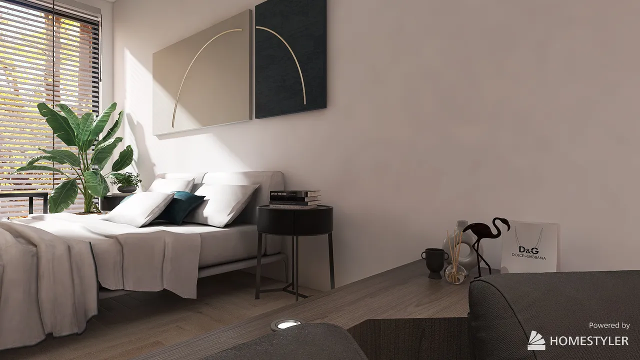 Small Simplistic Studio created by Lefteris Ζ on Homestyler