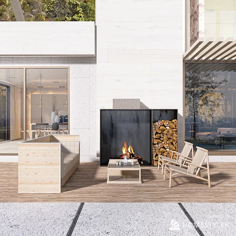 Modern Block House created by Neila @interni_essencial on Homestyler