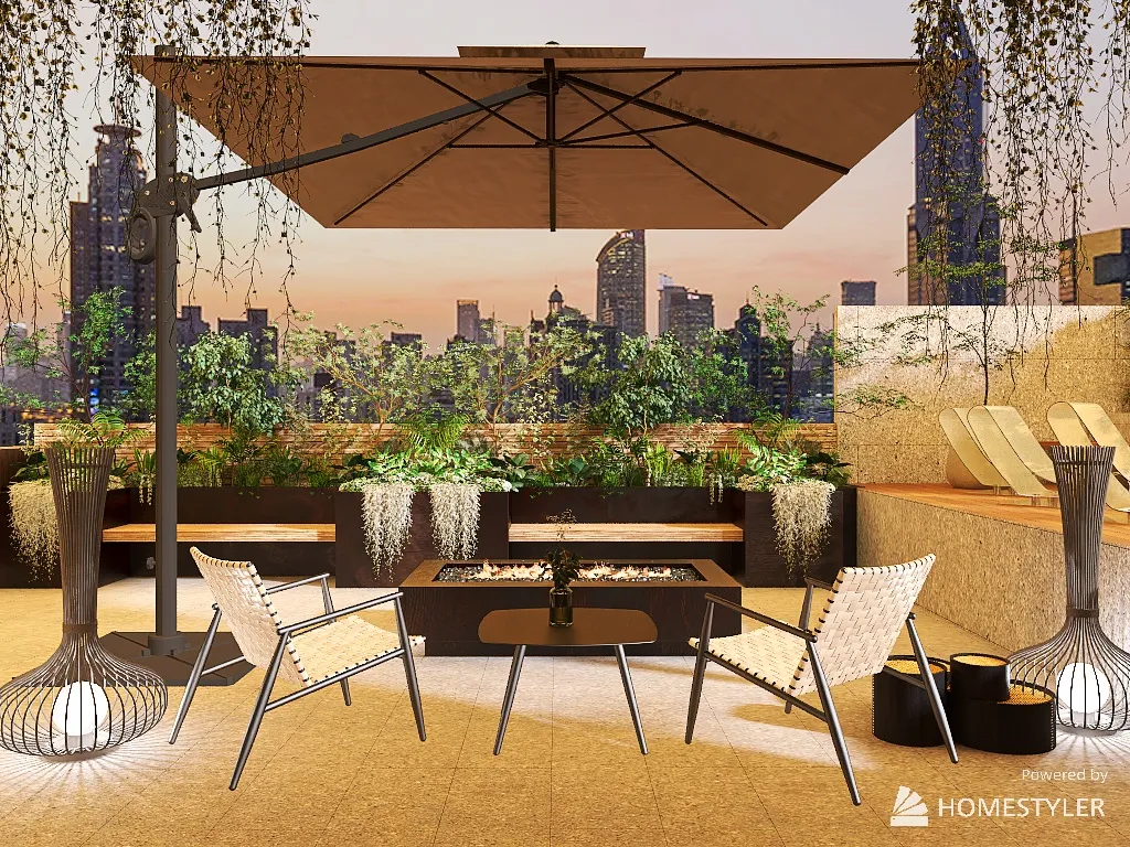 Tri.Go Rooftop created by Neila @interni_essencial on Homestyler