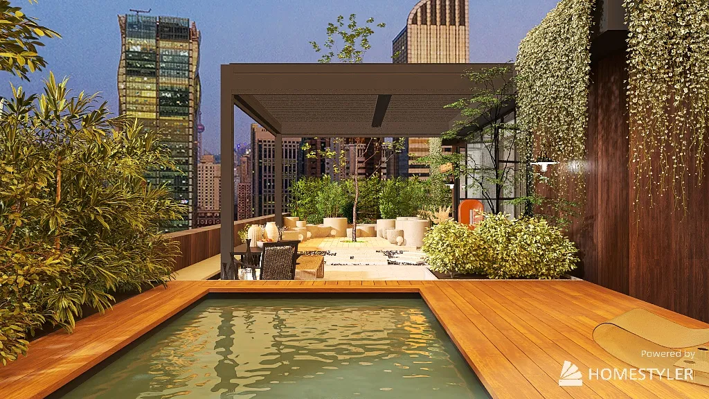 Tri.Go Rooftop created by Neila @interni_essencial on Homestyler