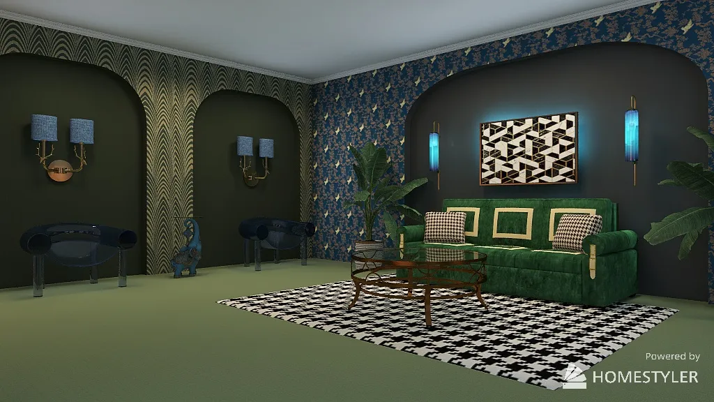 16-Modern Apartment Empt Room design ideas & pictures (63 sqm)-Homestyler