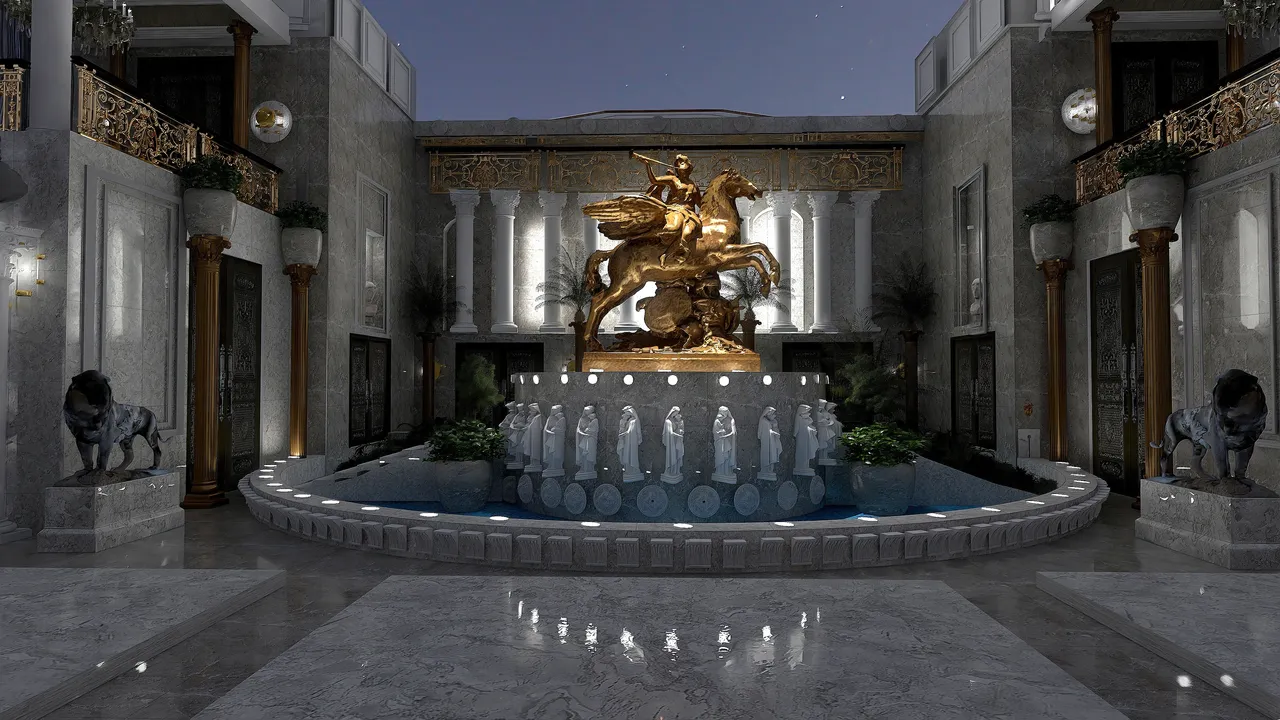 Roman Villa Project created by Pamela Johnson on Homestyler