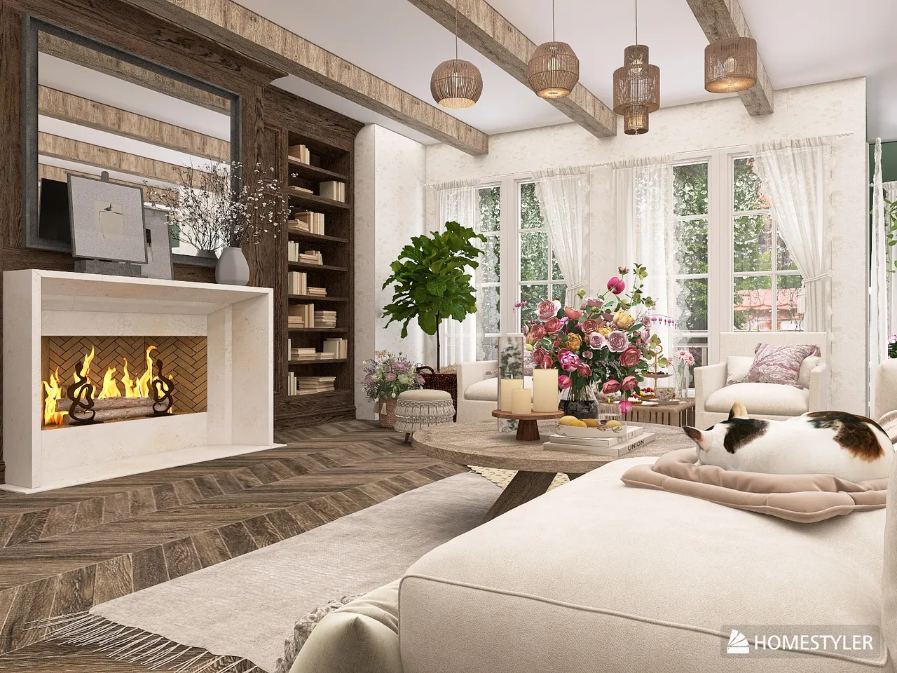 Country Cottage Styler created by Alaz Su Cebe on Homestyler