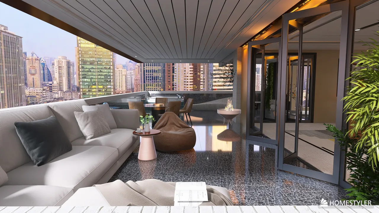 Balcony Apartment created by Karen Berry on Homestyler