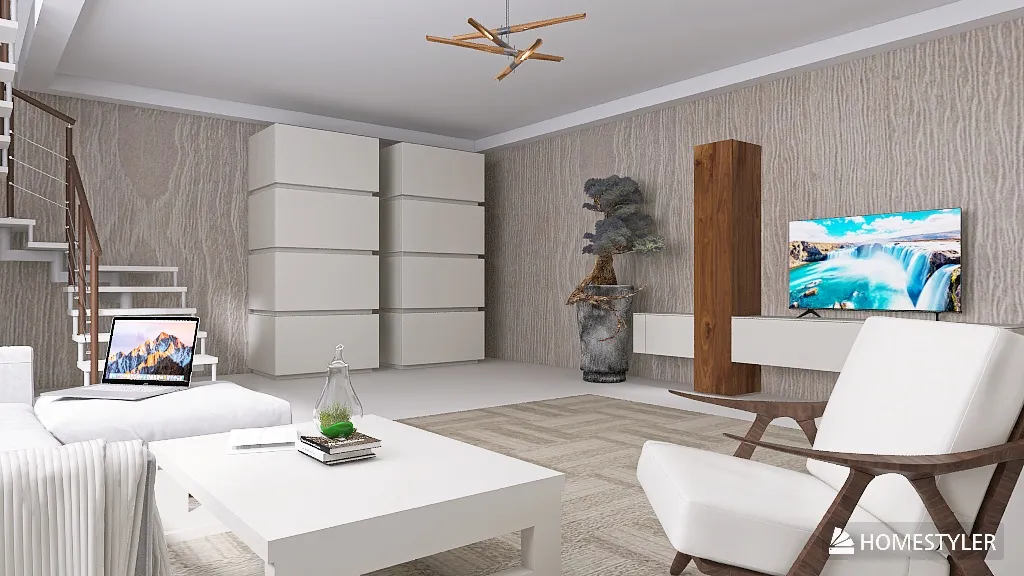 Scandinavian living room created by Sonja Vlatkovic on Homestyler