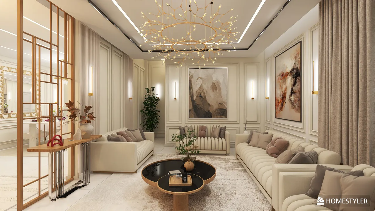 living room created by RAWAN BOZYAH on Homestyler