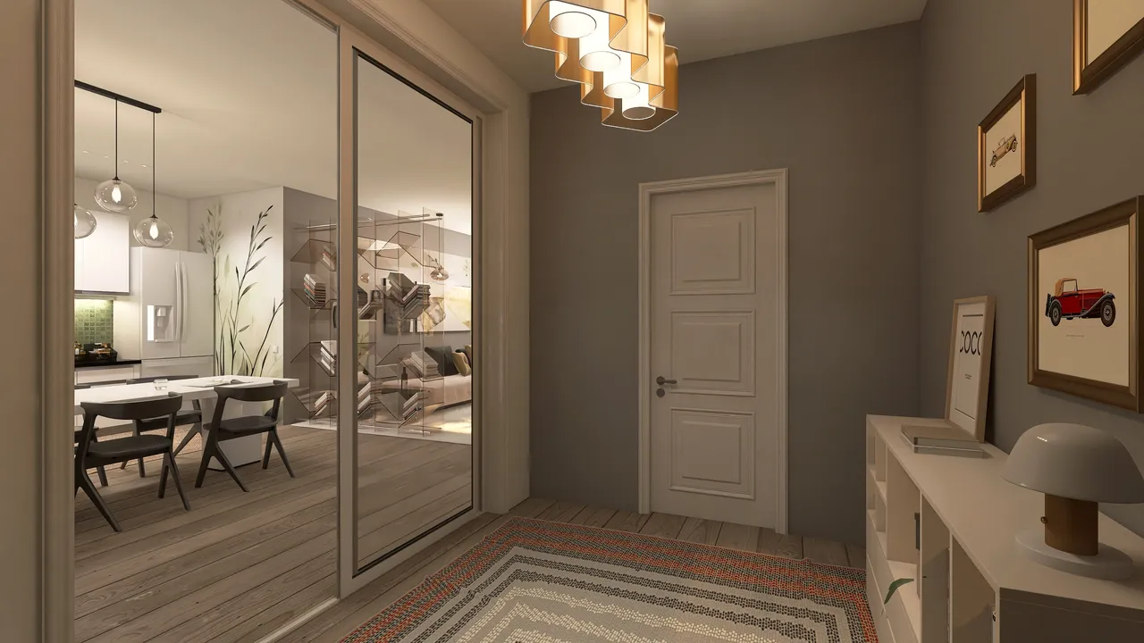 LIVING ROOM WITH KITCHEN 由 RITA LUPOLI 在 Homestyler 上創