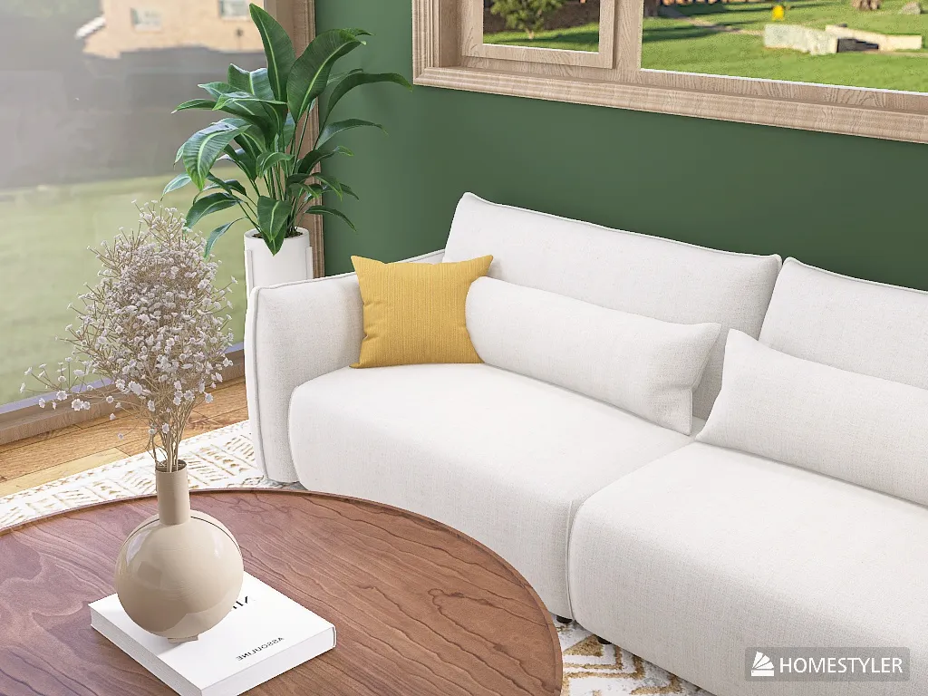 Mid-Century Modern Living Room created by Nora K on Homestyler