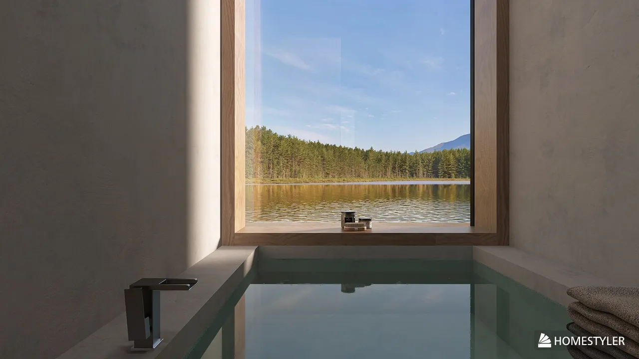 Modern Minimalist Lake House 由 Marina Arkhireeva 在 Homestyler 上創