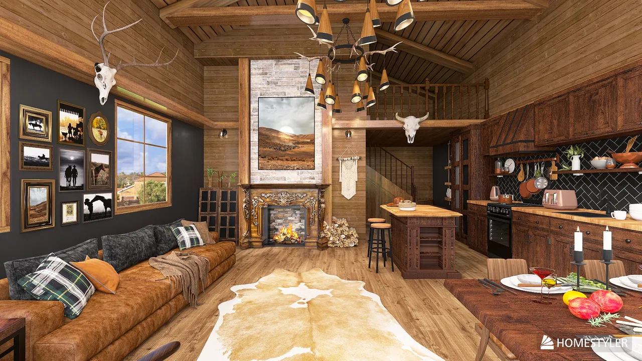 Rustic Ranch Retreat created by Kay Lou on Homestyler